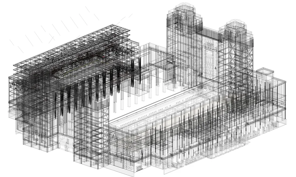 MEP BIM Modeling Project for a Mixed-Use Building